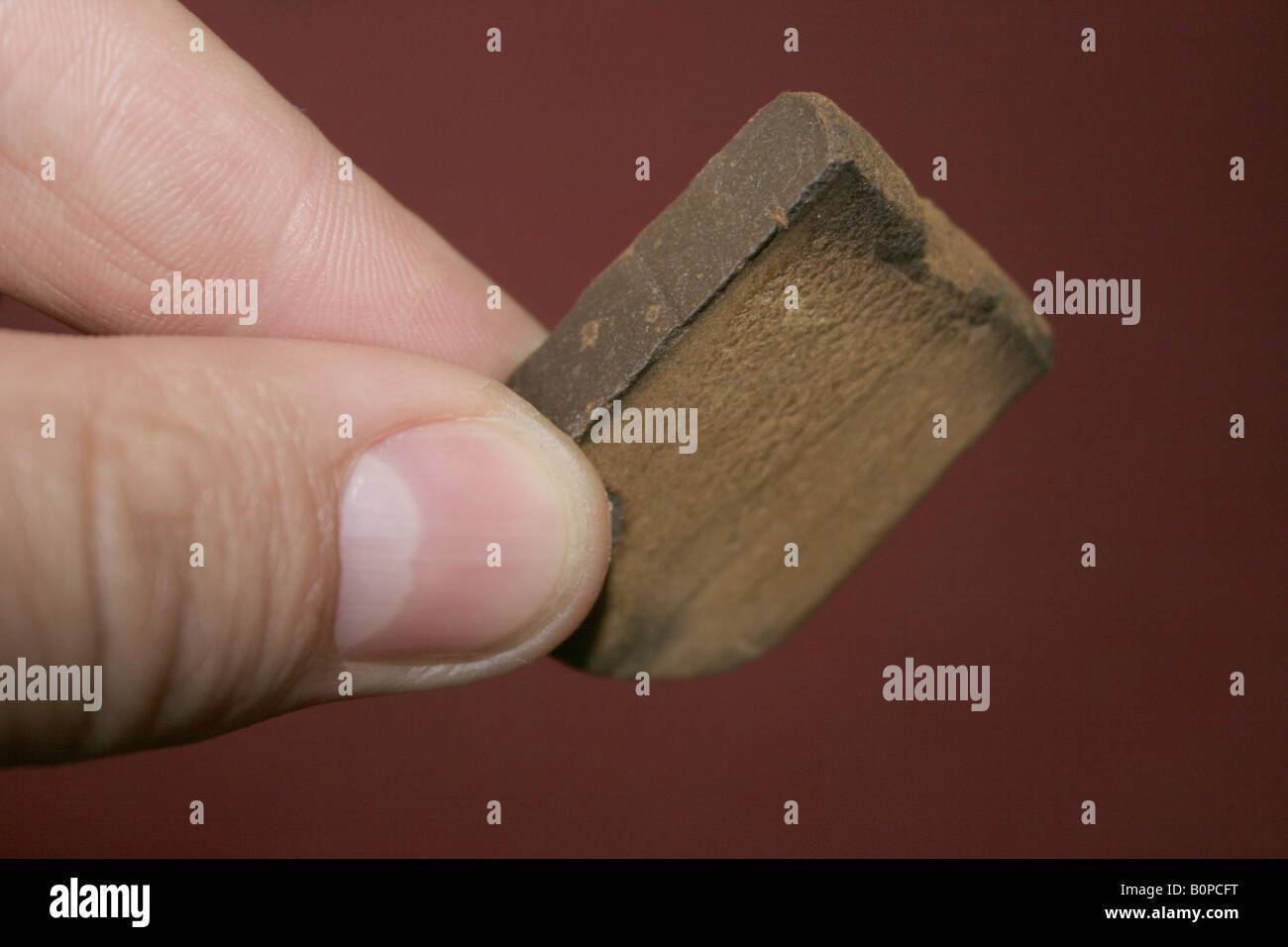 A lump of moroccan hashish or cannabis resin amsterdam Banque de ...