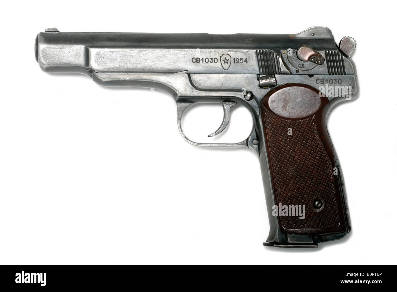 Pistolet Stechkin Rissia pistolet arme de poing russe Photo Stock - Alamy