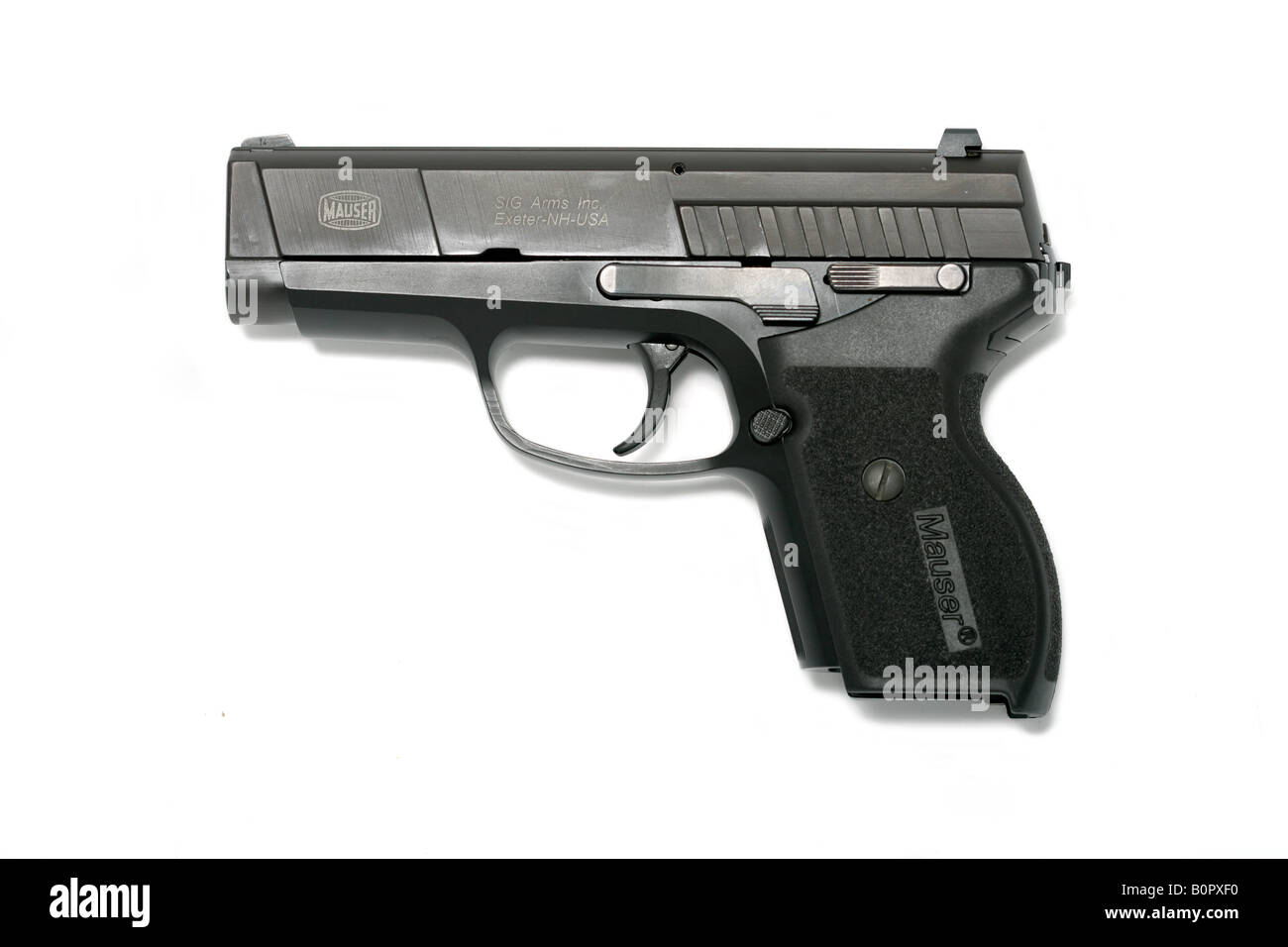 Pistolet Mauser 40 armes de poing Americam USA Photo Stock - Alamy