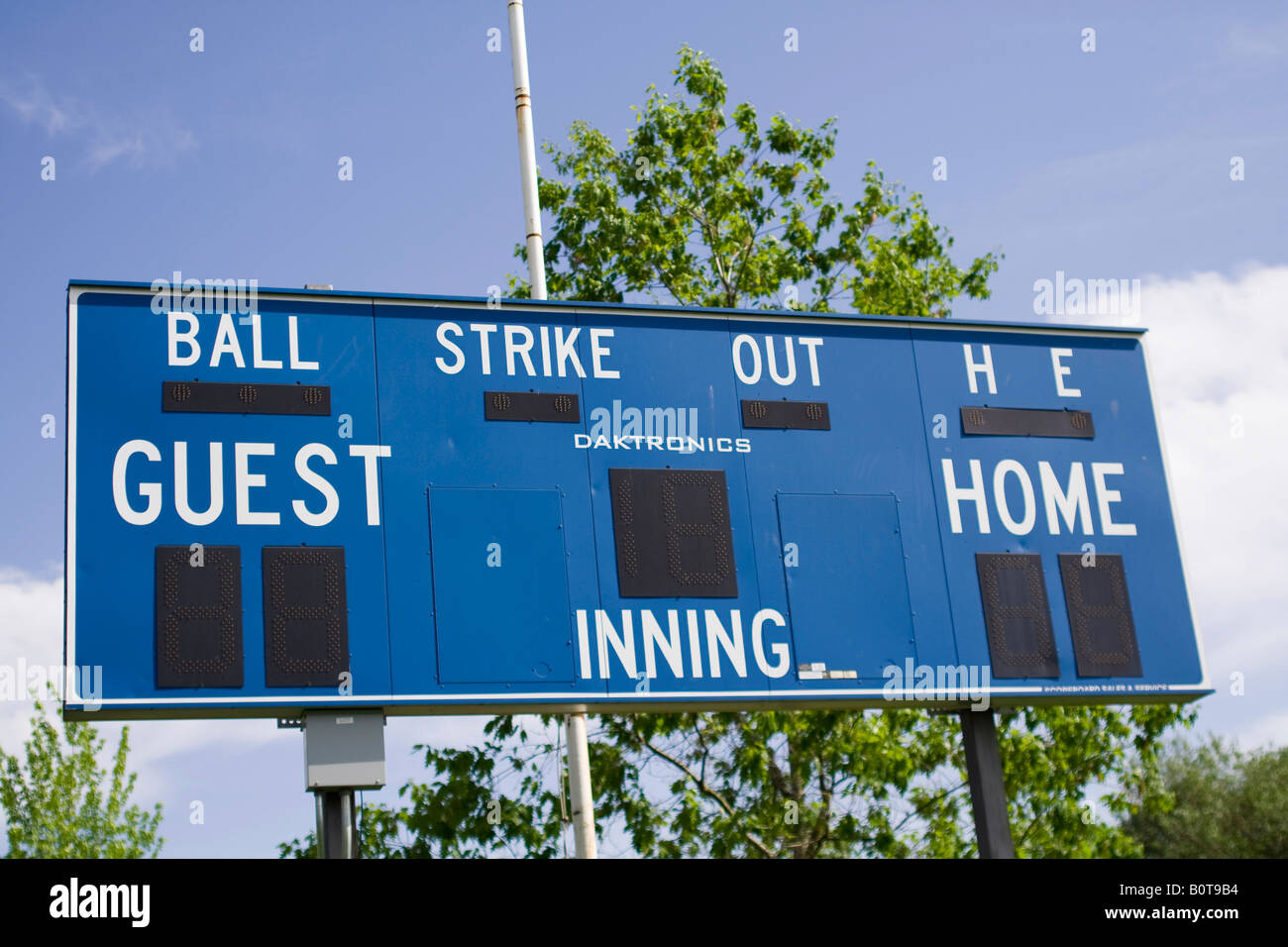 Tableau de bord de baseball Banque de photographies et d’images à haute ...