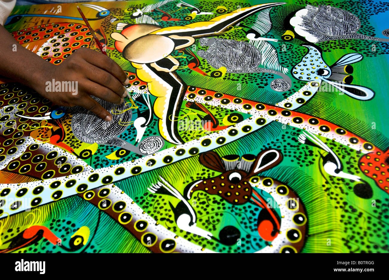Zanzibar tinga tinga painting Banque de photographies et d’images à ...