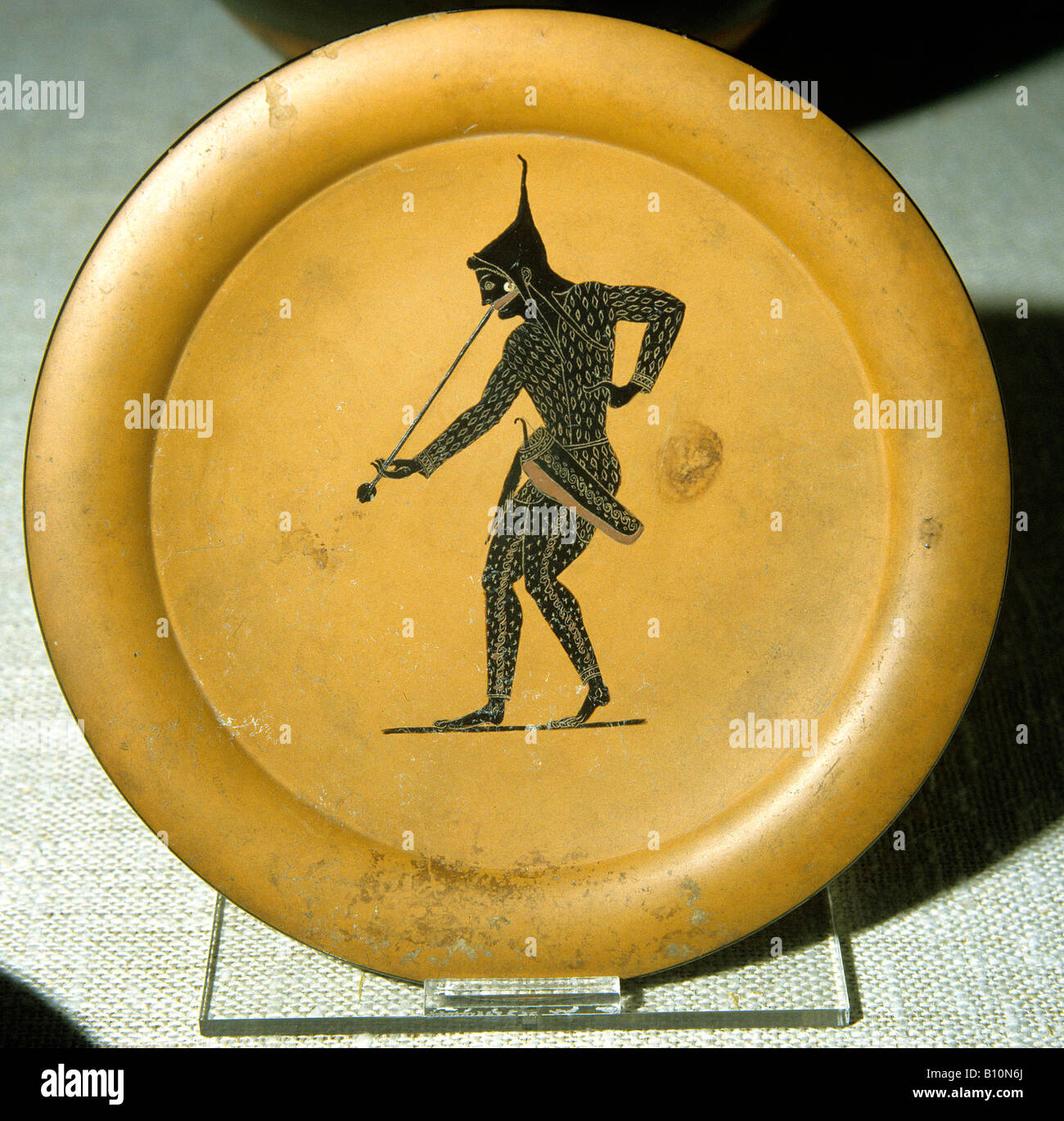 Persian archer scythe soufflant une trompette. 520 BC. Par Psiax Photo ...