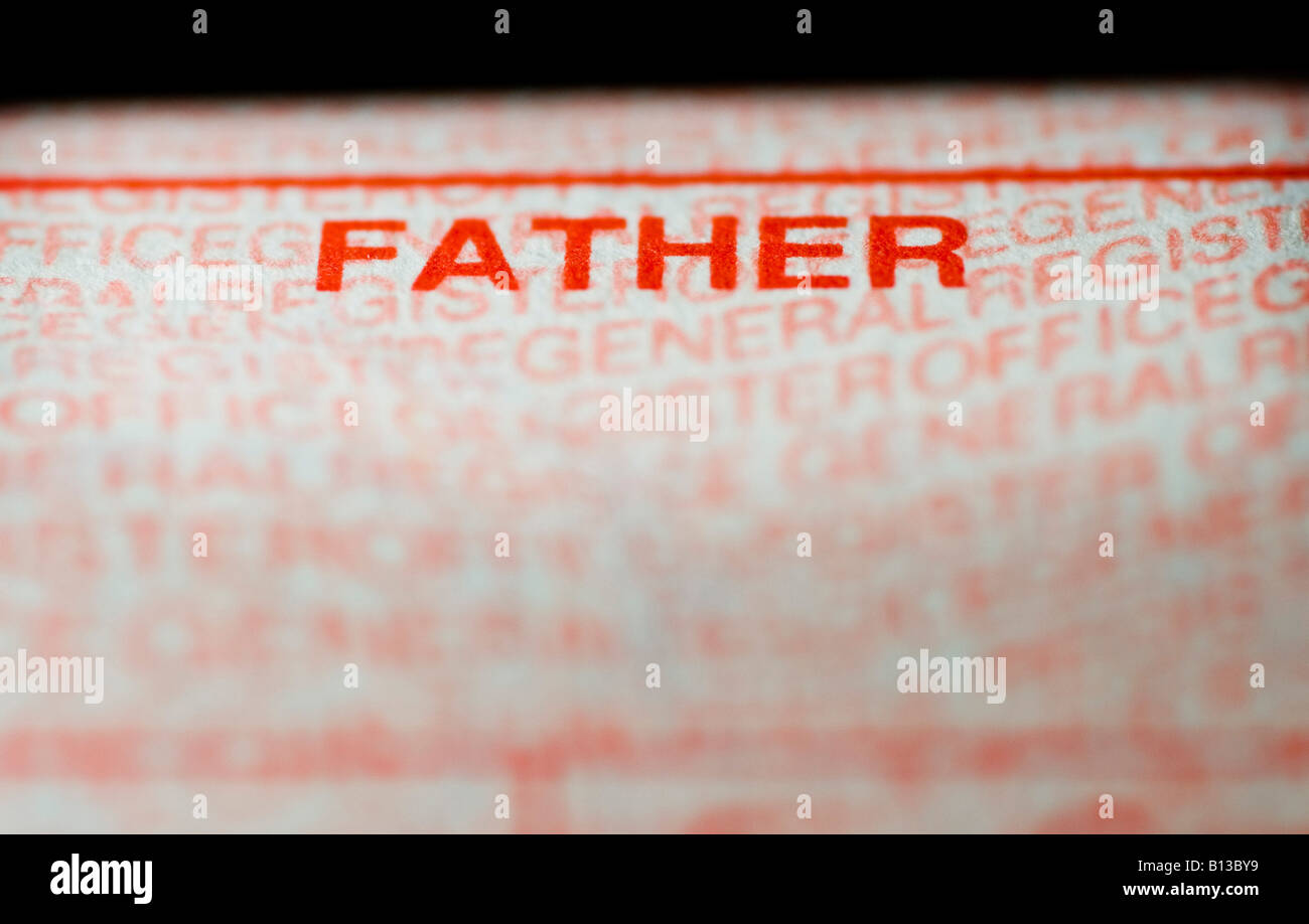 British birth certificate Banque de photographies et d’images à haute résolution - Alamy