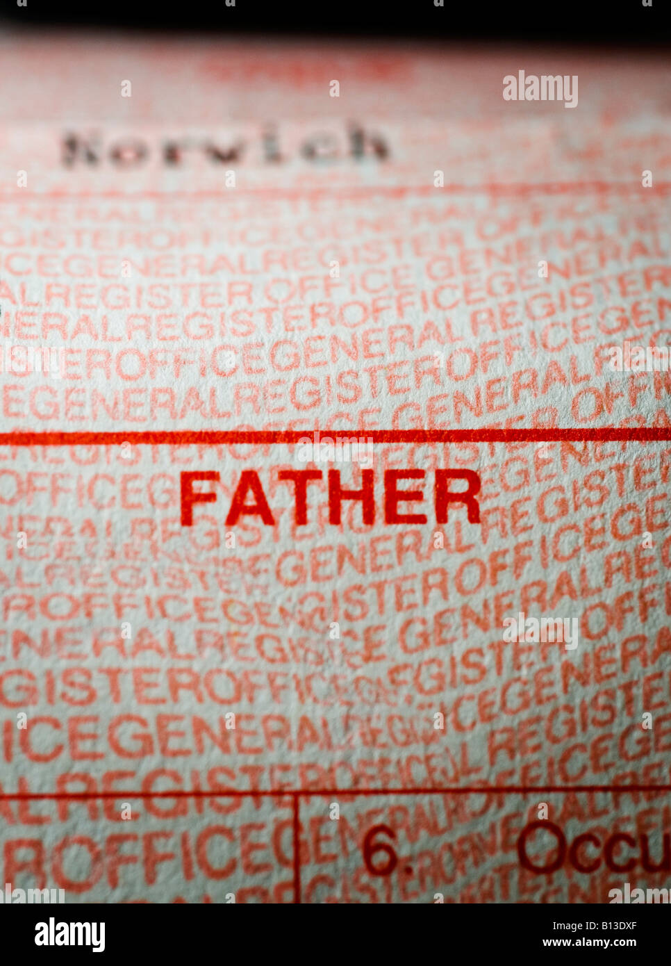 Certificat de naissance britannique Banque de photographies et d’images à haute résolution - Alamy