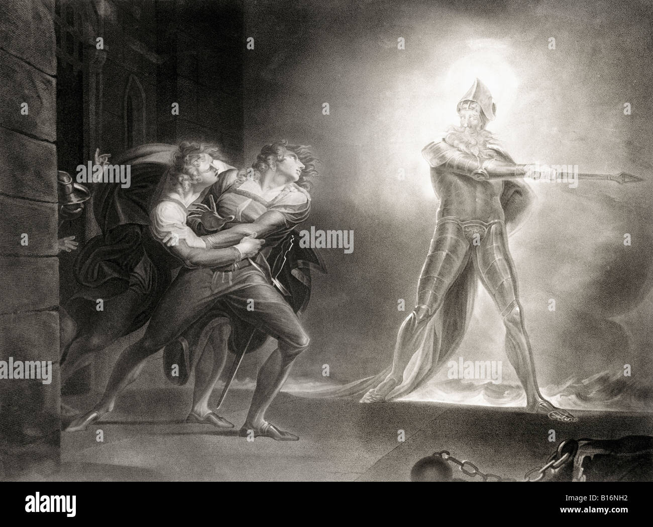 William Shakespeare Hamlet Scene Banque d'image et photos - Alamy