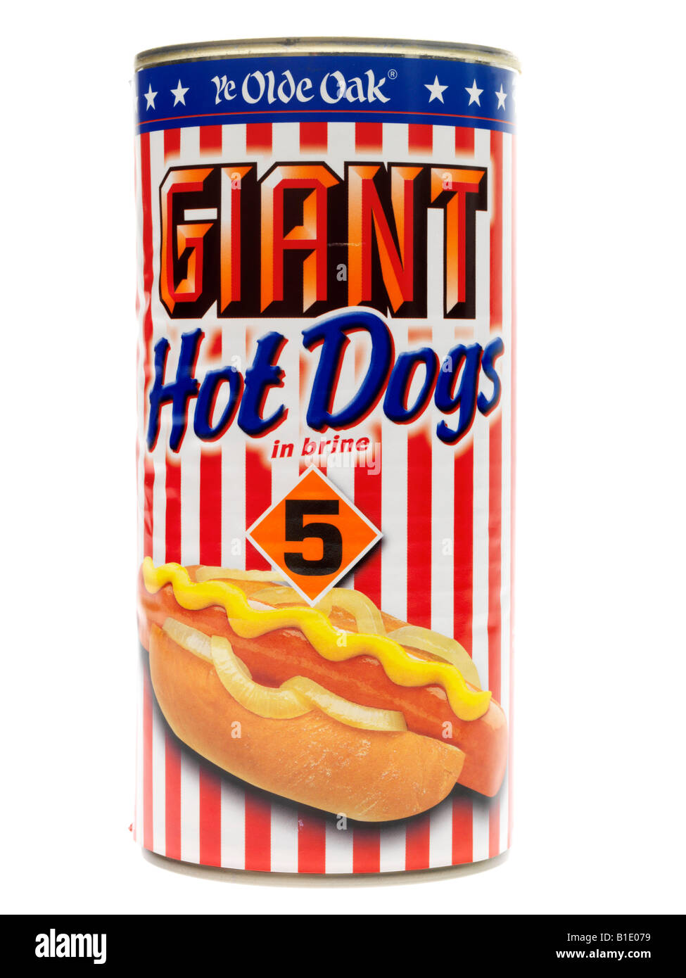 Boîte de conserve de hot dogs saucisses Banque de photographies et d ...