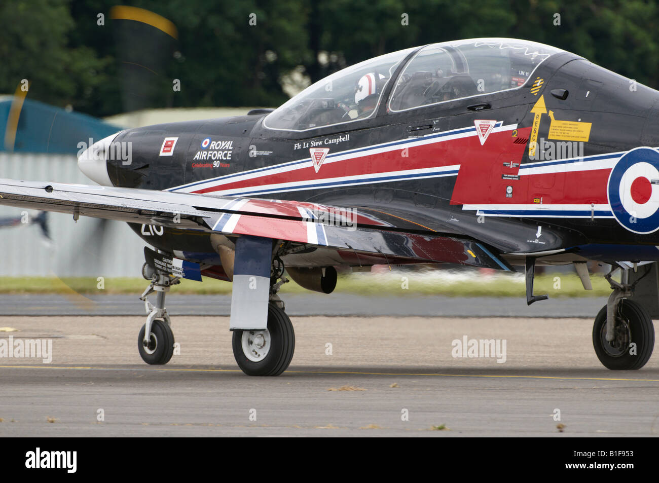 Embraer EMB-312 Tucano brésilien de l'équipe de démonstration de la RAF ...