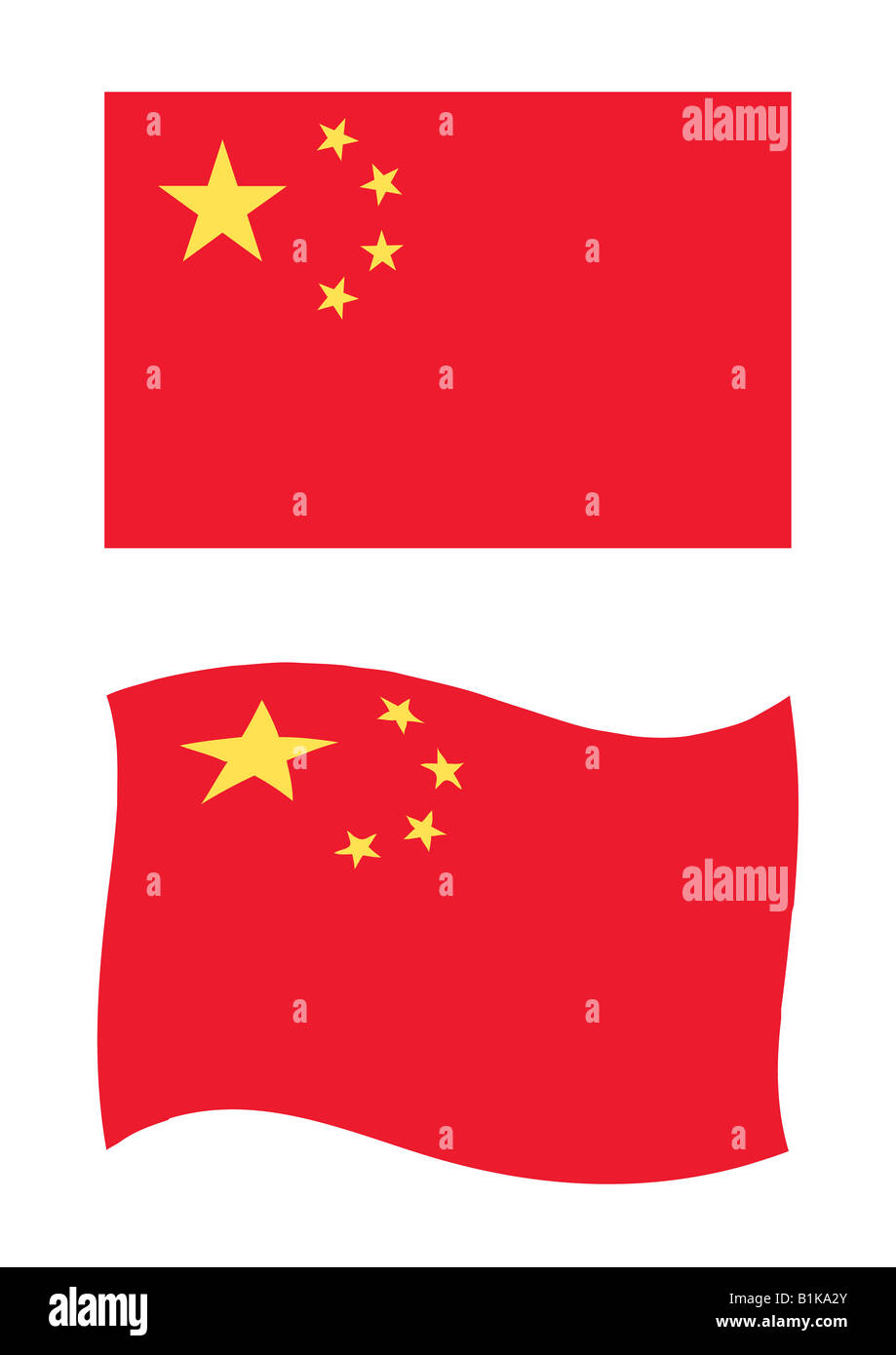 China national flag Banque de photographies et d’images à haute ...