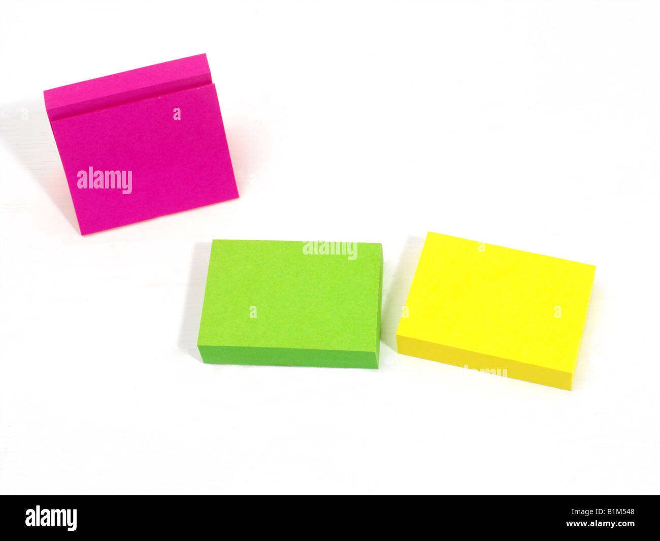 Pink Post It Notes Banque d'image et photos - Alamy