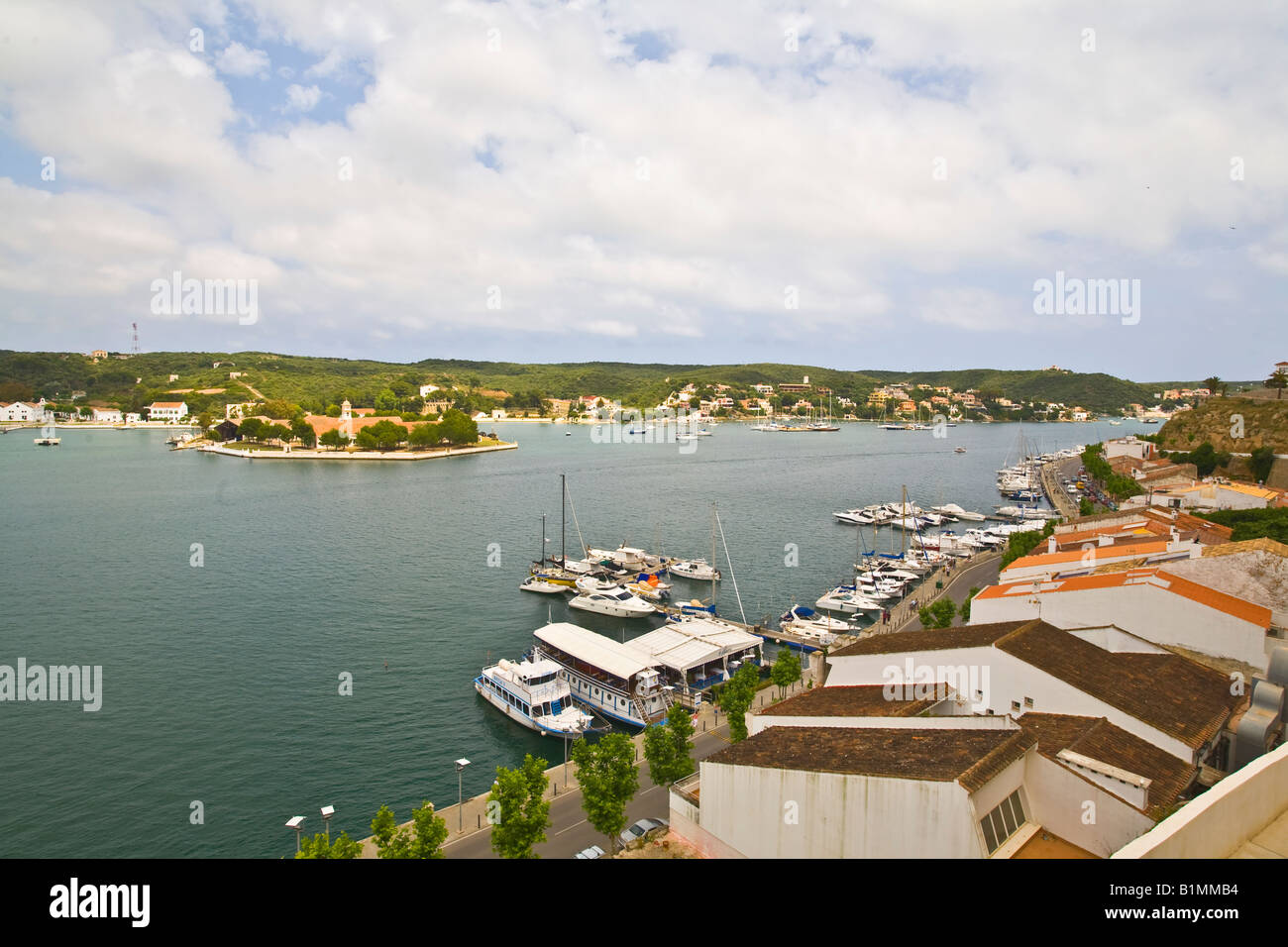Mao / Mahon capitale de Minorque Minorque Photo Stock - Alamy