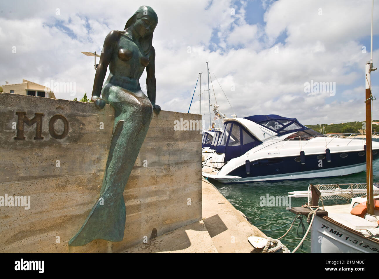 Mao / Mahon capitale de Minorque Minorque Photo Stock - Alamy