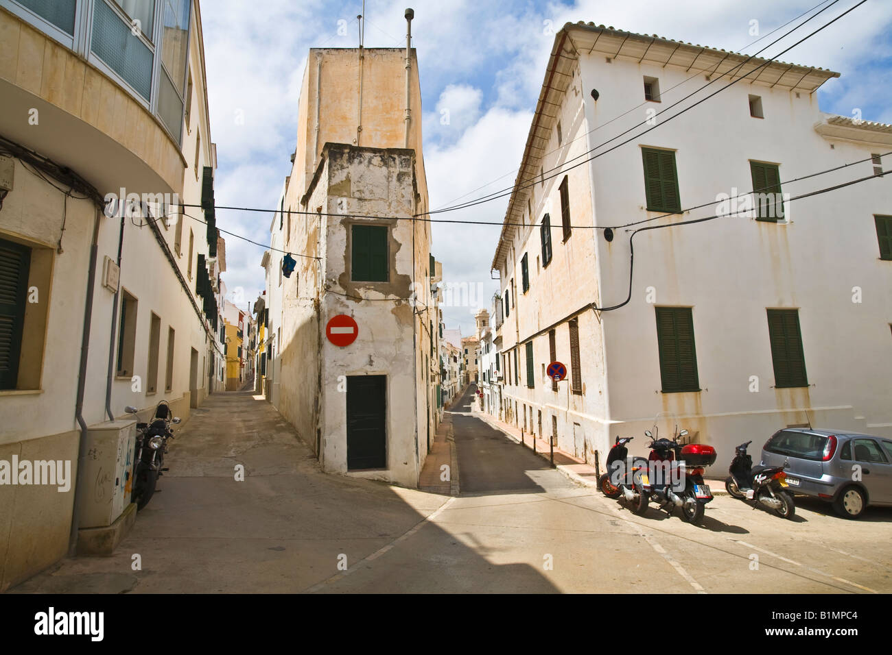 Mao / Mahon capitale de Minorque Minorque Photo Stock - Alamy