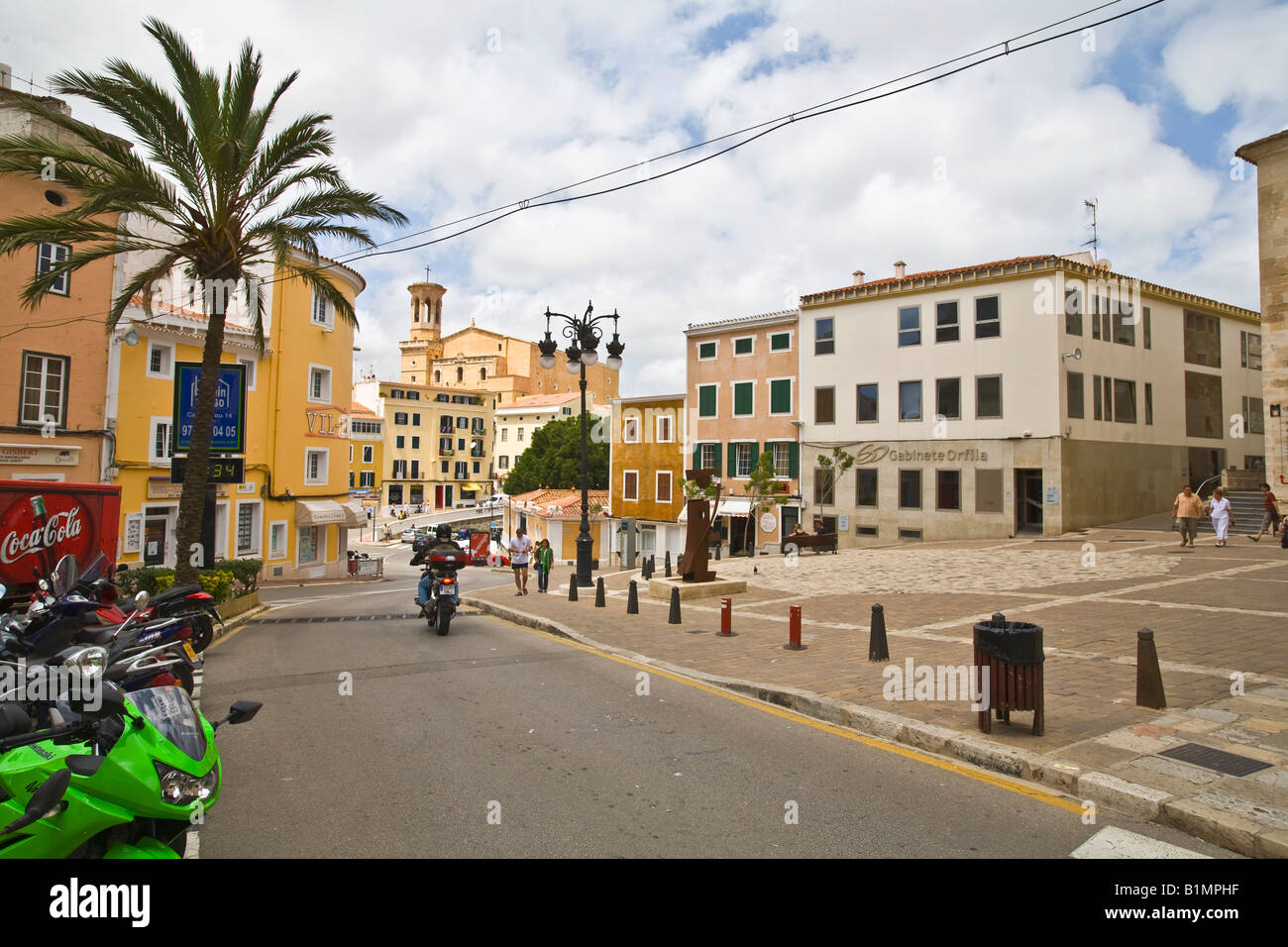 Mao / Mahon capitale de Minorque Minorque Photo Stock - Alamy