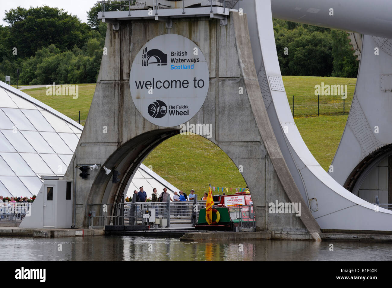 La roue de Falkirk, Forth and Clyde Canal et Union Canal, Falkirk ...