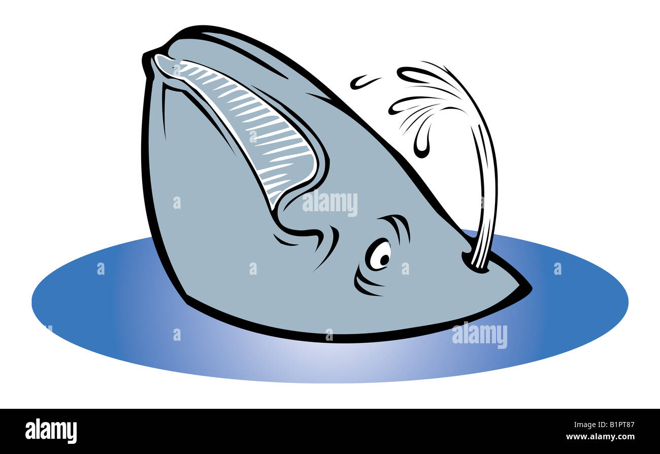Une baleine cartoon Banque de photographies et d’images à haute ...