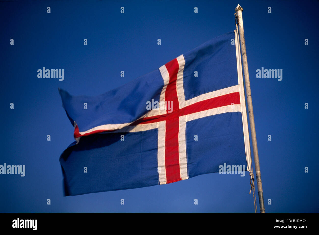 Drapeau Islande Banque d'image et photos - Alamy