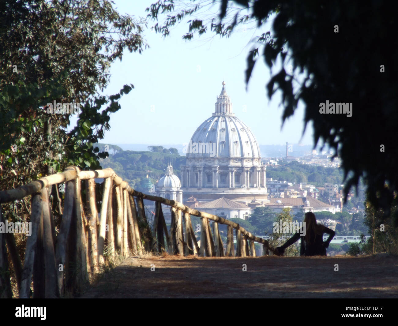 Italy rome panorama from monte mario Banque de photographies et d ...