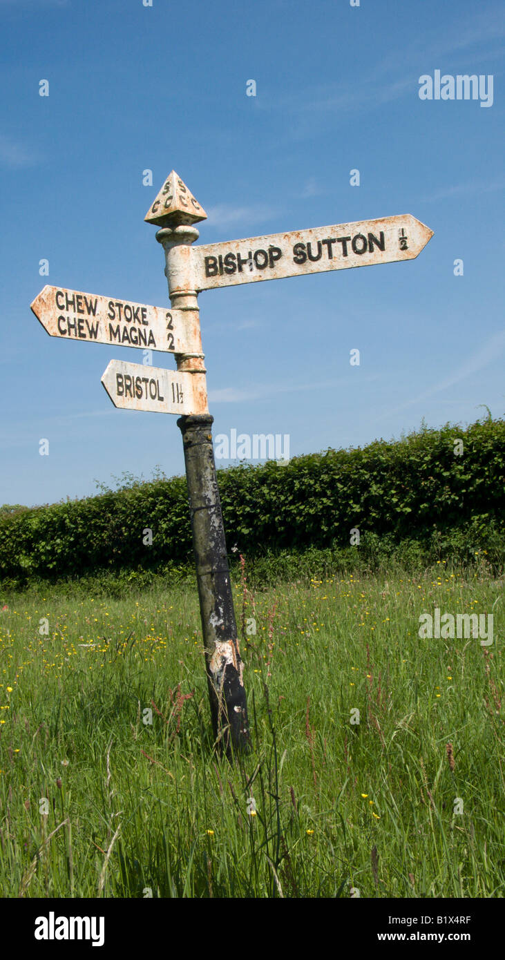 Panneau de signalisation somerset Banque de photographies et d’images à ...