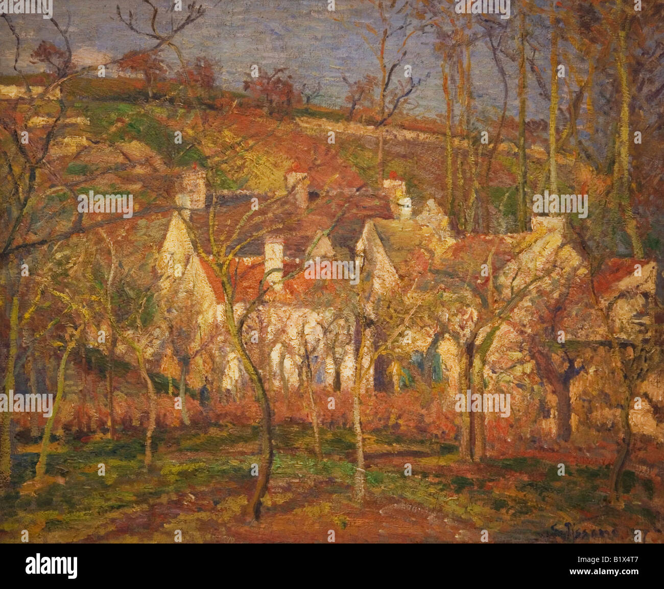 Camille pissarro toits rouges Banque de photographies et d’images à ...