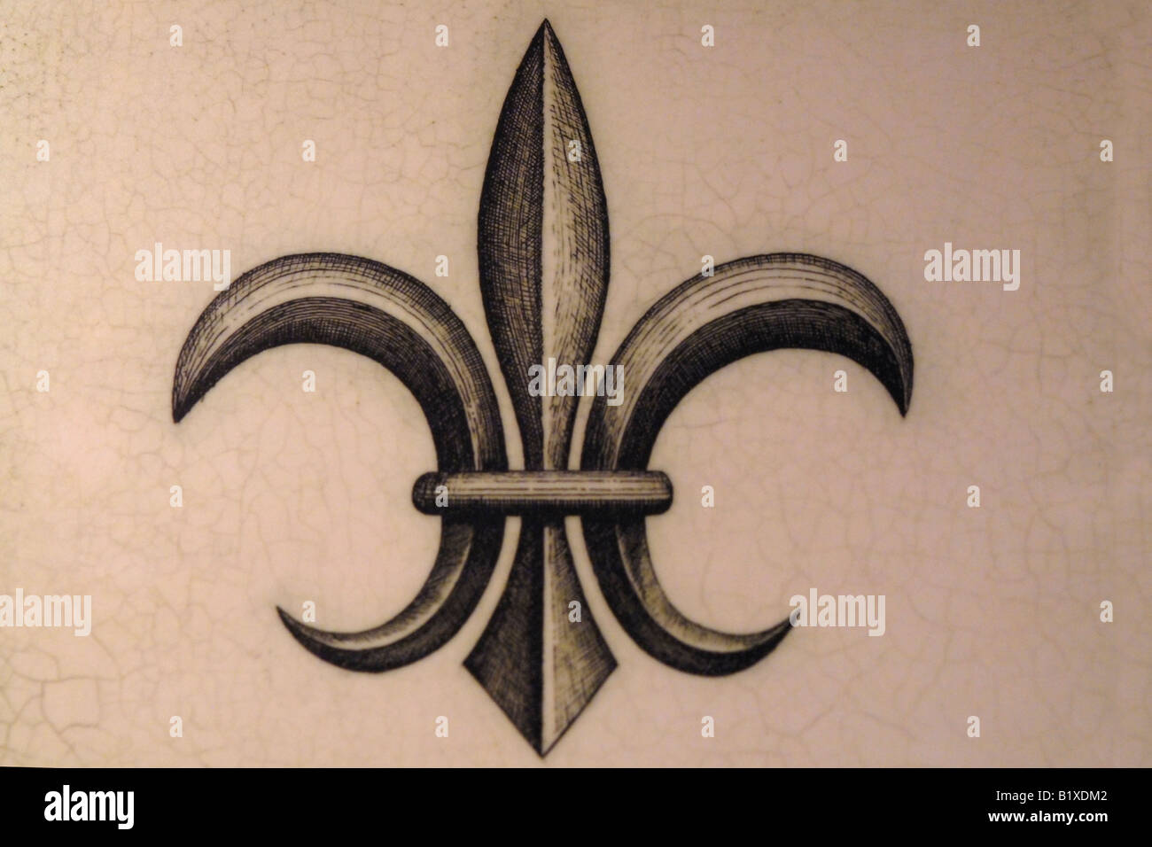 Fleur de lys symbol quebec Banque de photographies et d’images à haute ...