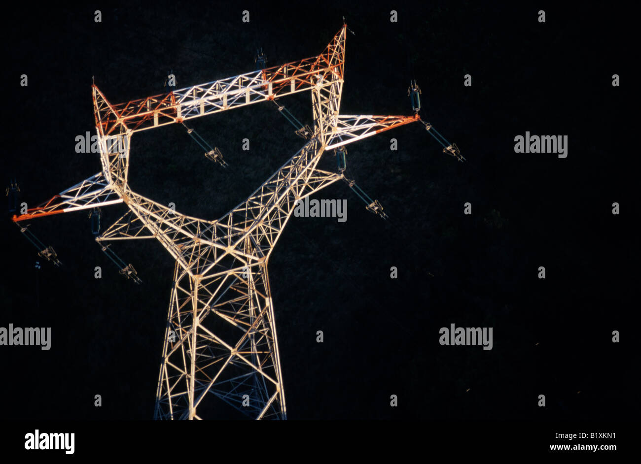 Electricity pylon france Banque de photographies et d’images à haute ...