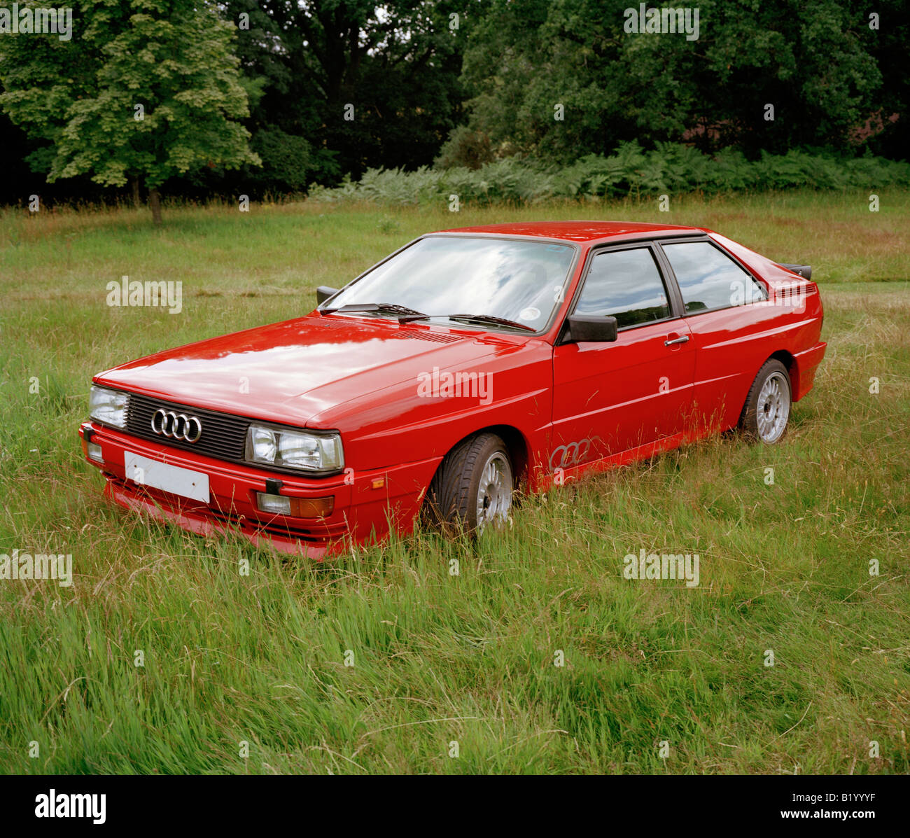 Audi Quattro, rouge 1984 WR turbo Photo Stock - Alamy