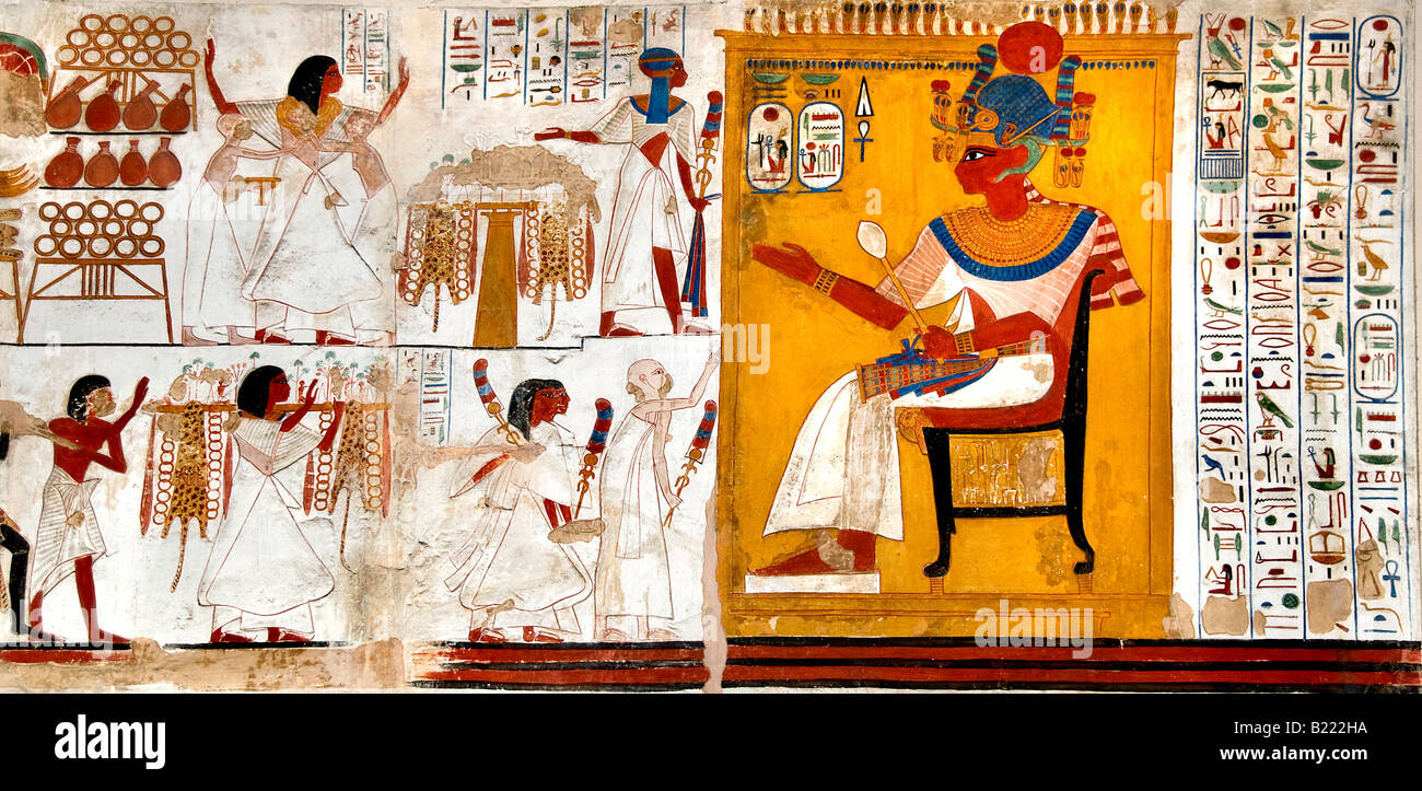 Fresque égyptienne mural gratuit Banque de photographies et d’images à ...