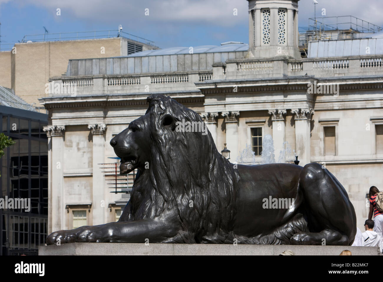 Trafalgar square lion Banque de photographies et d’images à haute ...