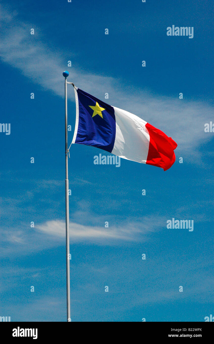 Drapeau acadien Banque de photographies et d’images à haute résolution - Alamy