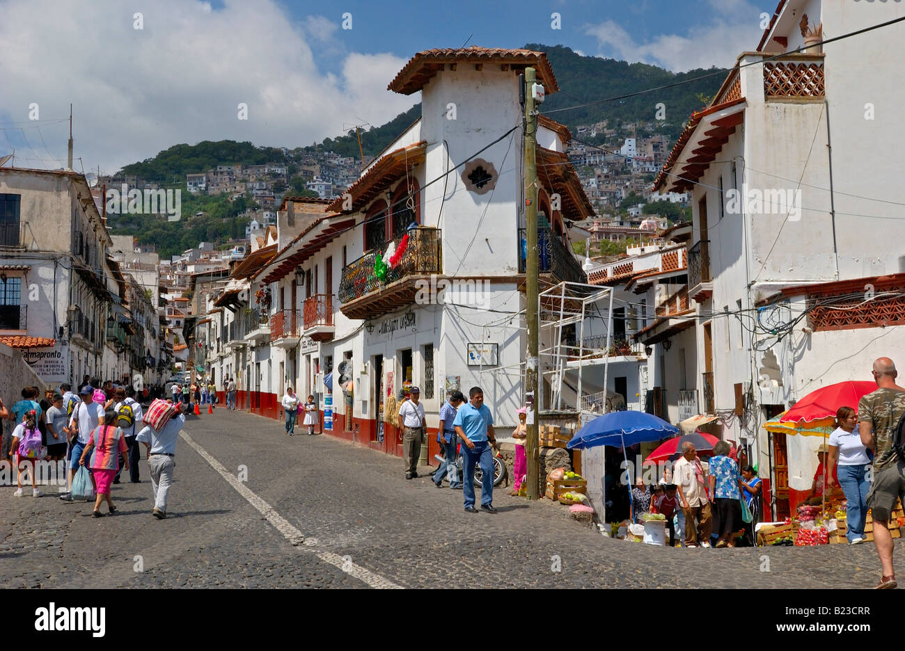 Les gens de la rue en Mexique Guerrero Taxco de Alarcon Photo Stock - Alamy