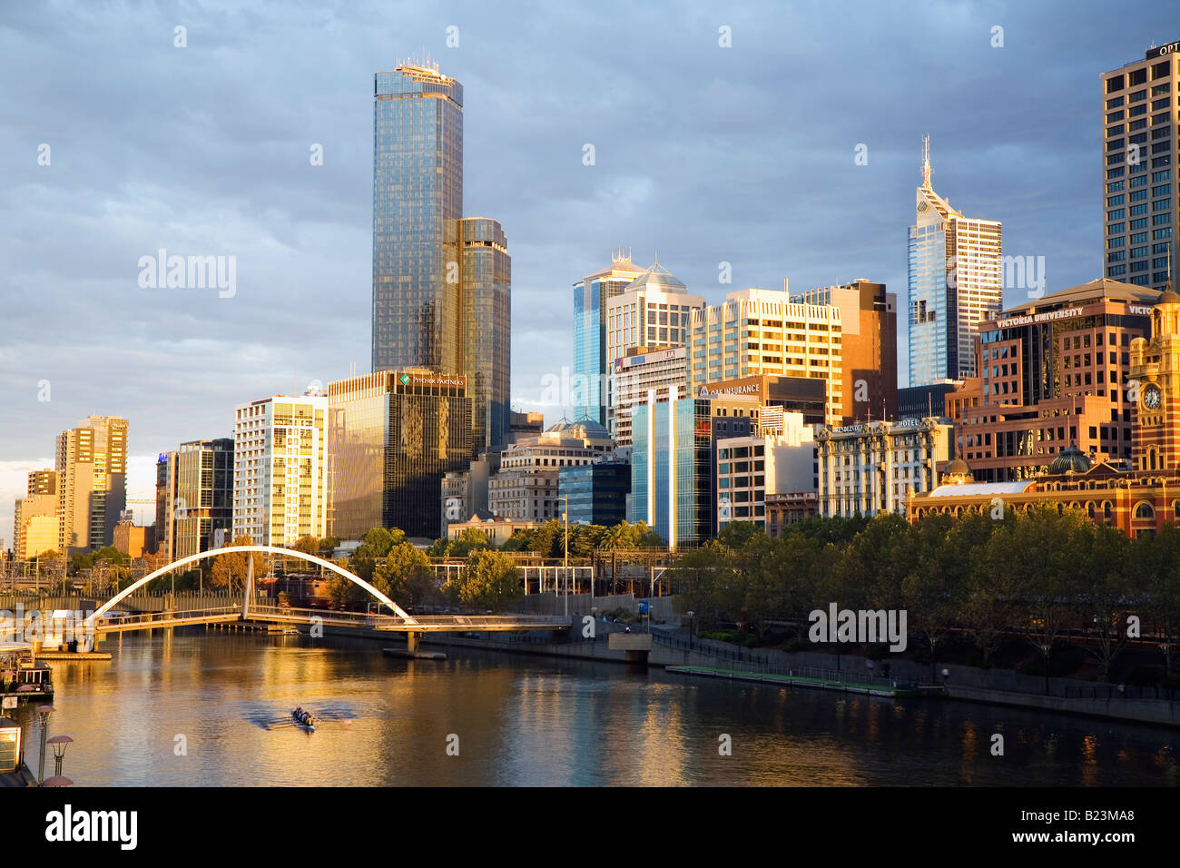 Melbourne central city Banque de photographies et d’images à haute ...