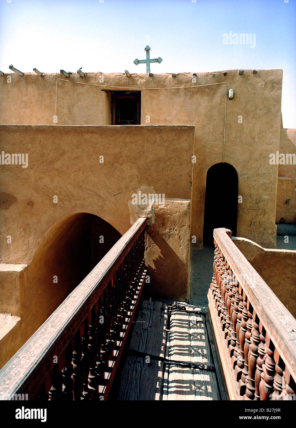 Wadi natrun coptic monastery Banque de photographies et d’images à ...