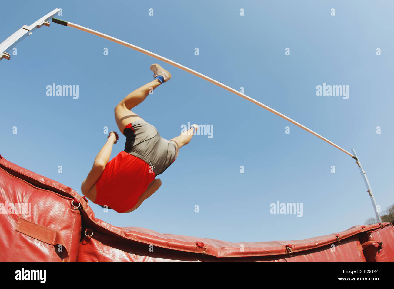Saut en hauteur Photo Stock - Alamy