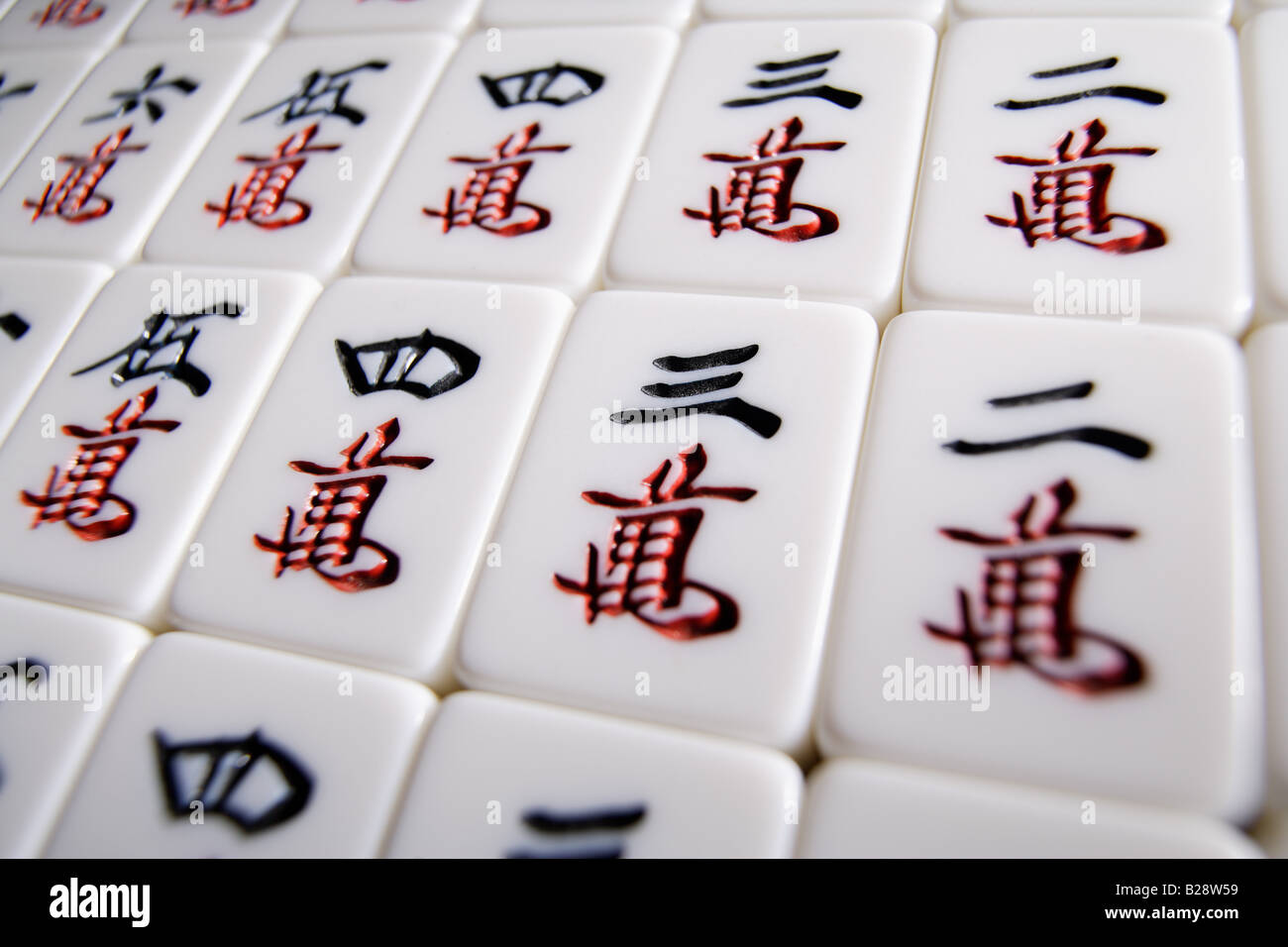 Tuiles de mahjong Banque de photographies et d’images à haute ...