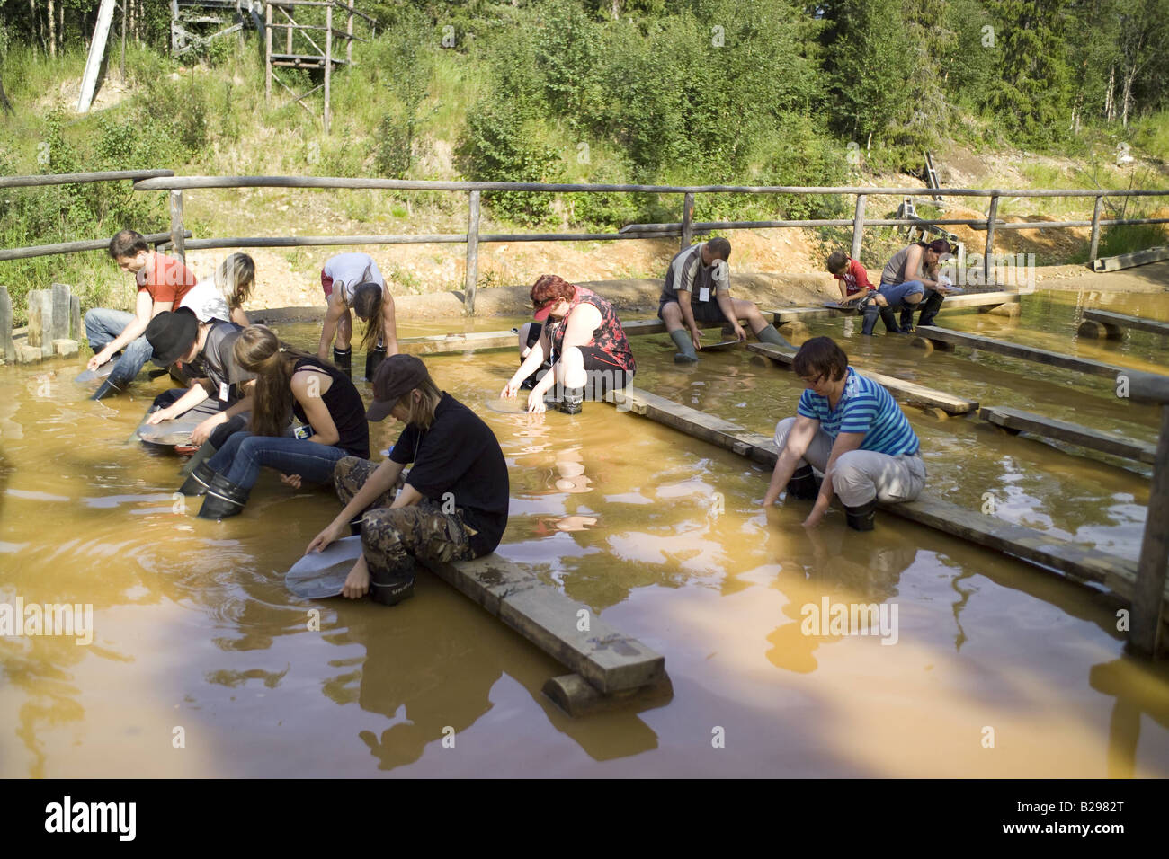 Tankavaara gold village Banque de photographies et d’images à haute ...