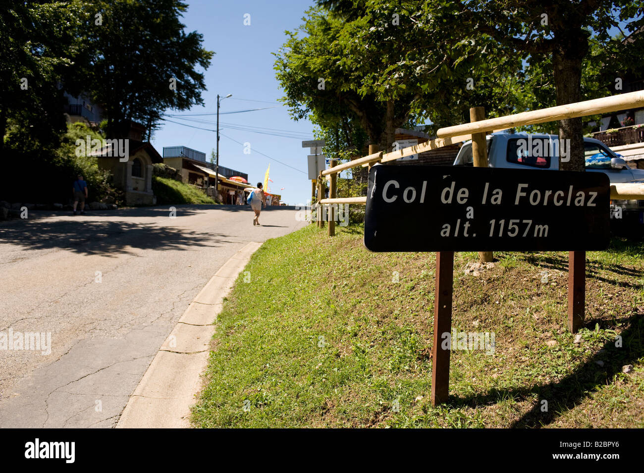 Le col de la forclaz haute savoie Banque de photographies et d’images à ...