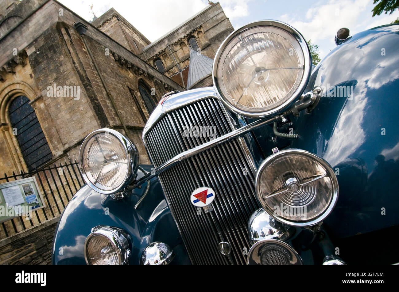 Alvis classic car badge radiator Banque de photographies et d’images à ...