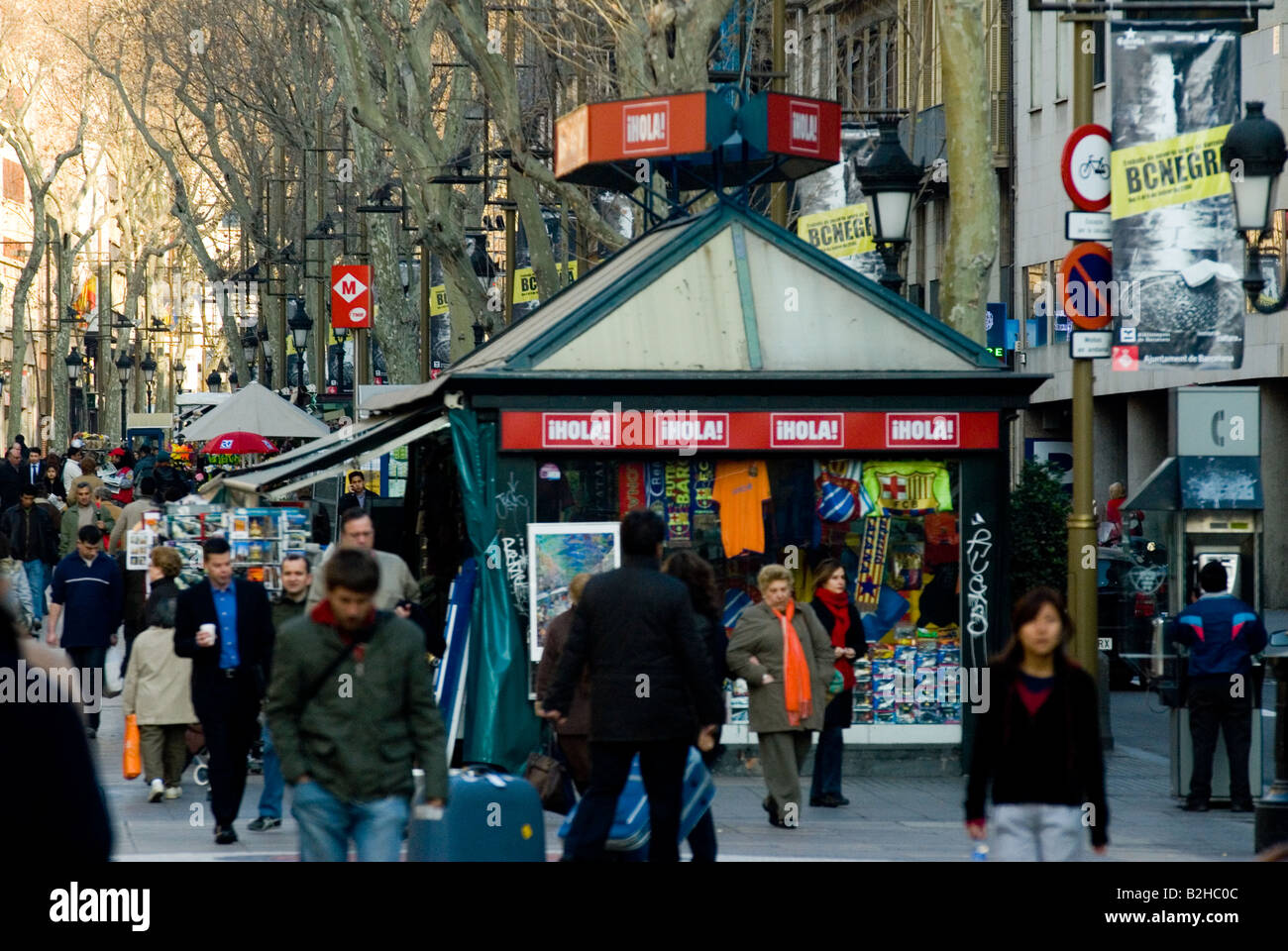 Barcelona las ramblas gaudi Banque de photographies et d’images à haute résolution - Alamy