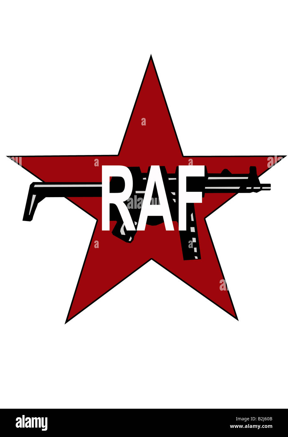 Terrorisme, symbole, emblème, Fraction de l'Armée rouge (RAF), groupe ...