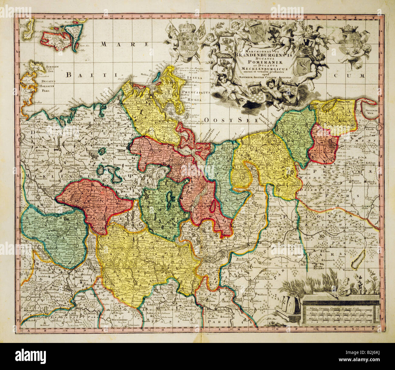 Seutter map Banque de photographies et d’images à haute résolution - Alamy