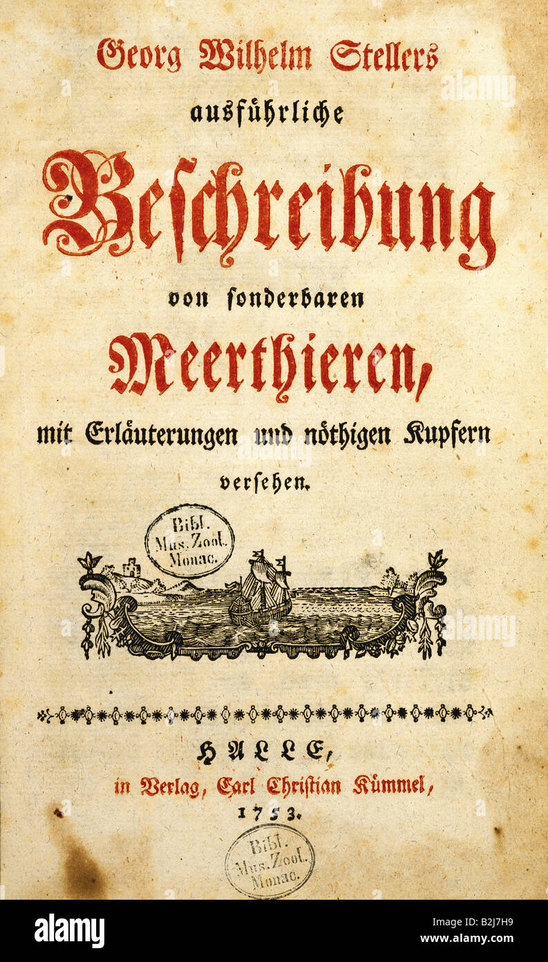 Georg steller Banque de photographies et d’images à haute résolution ...