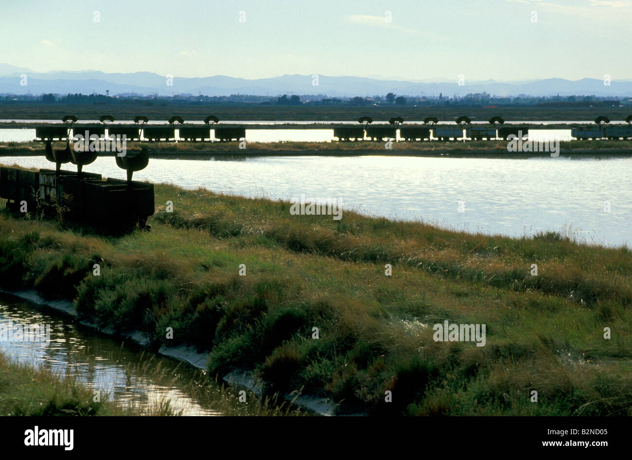 Parc du Delta du Po : Les salines de Cervia, italie Photo Stock - Alamy