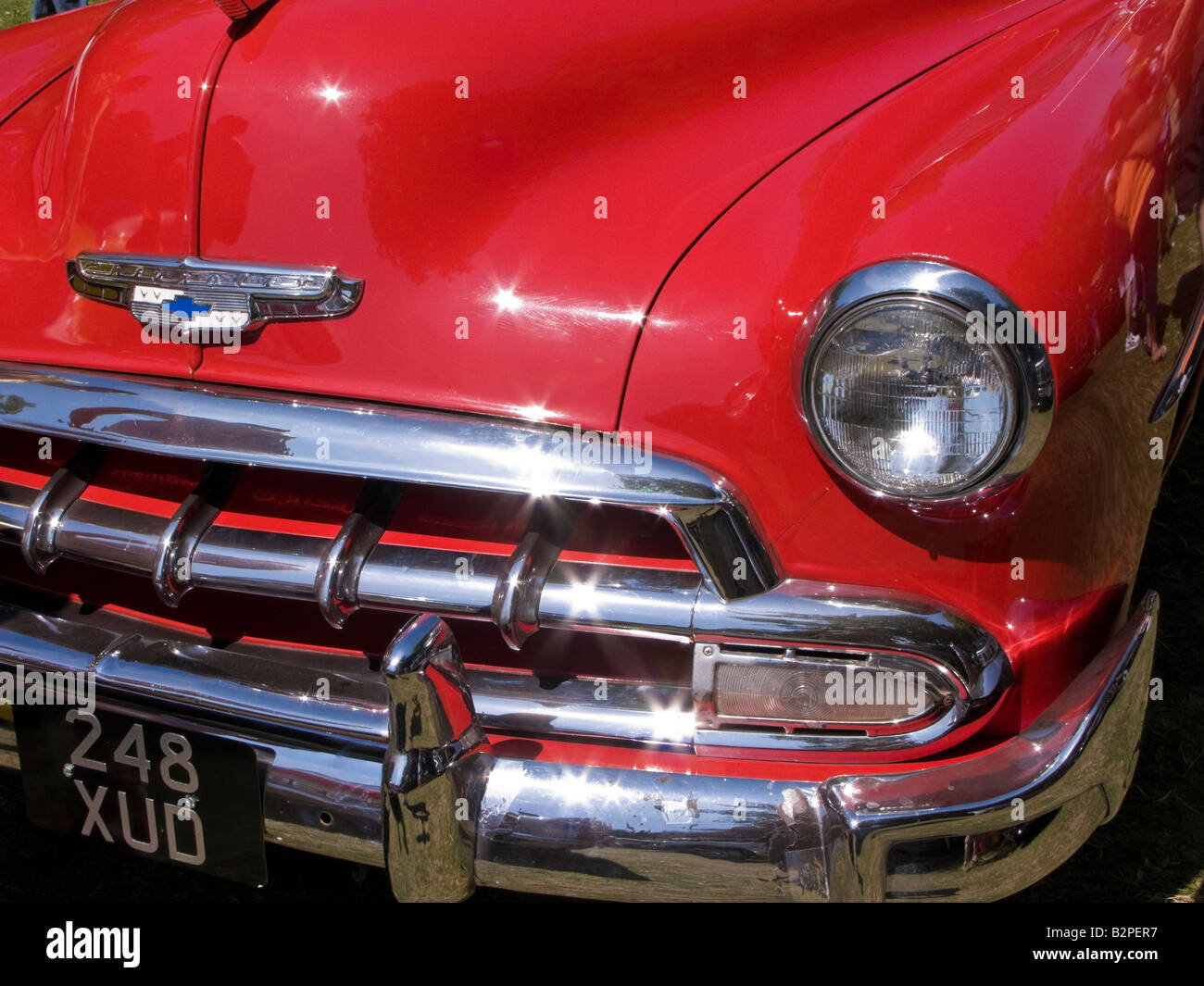 Chevrolet rouge Banque de photographies et d’images à haute résolution ...