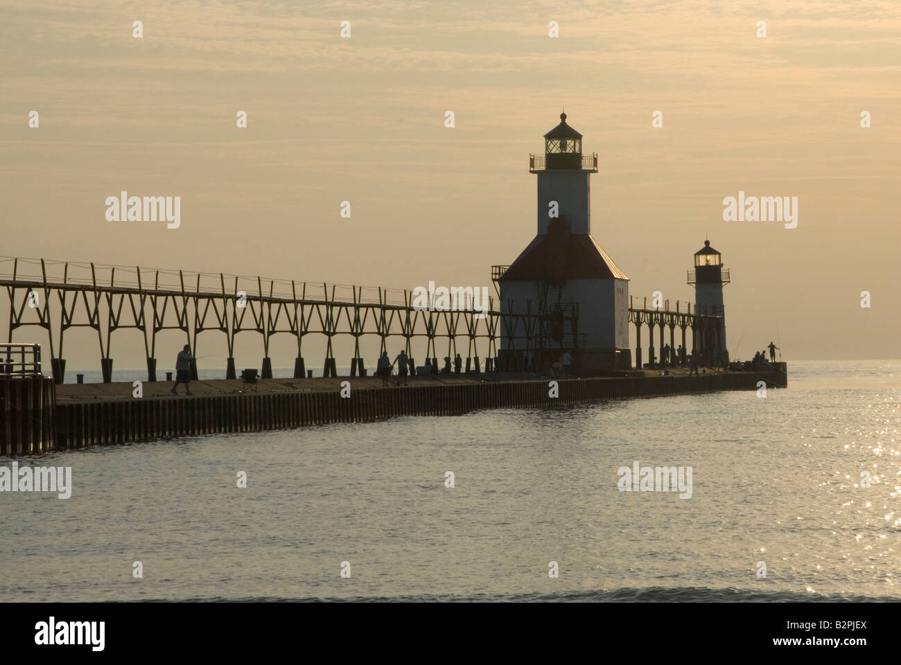 Phare de st joseph michigan Banque de photographies et d’images à haute ...