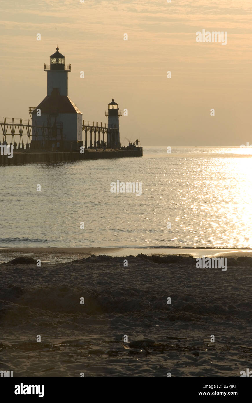 Phare de st joseph michigan Banque de photographies et d’images à haute ...