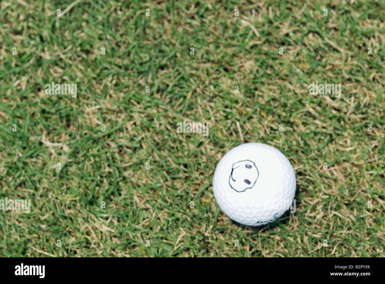 Balle de golf smiley Banque de photographies et d’images à haute ...