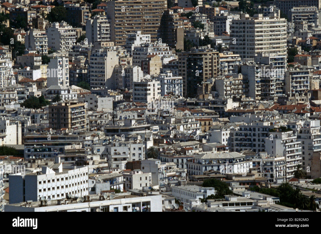Aerial view algiers capital algeria Banque de photographies et d’images ...