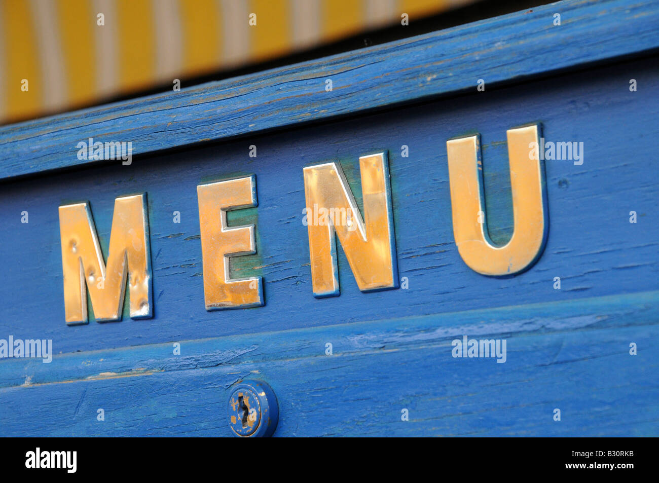 Menu de mots Banque de photographies et d’images à haute résolution - Alamy