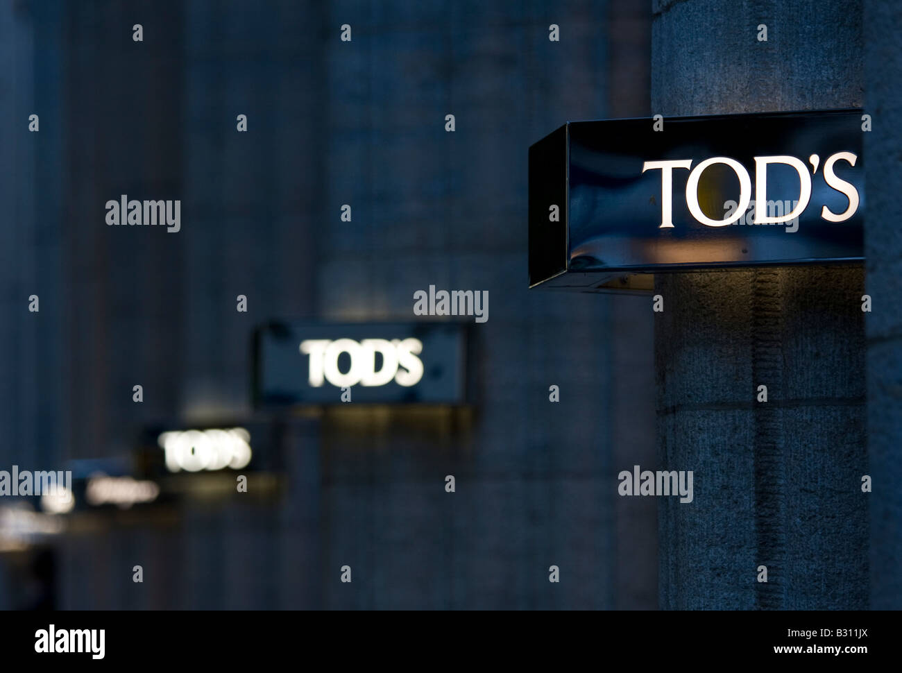 Tods logo Banque de photographies et d’images à haute résolution - Alamy