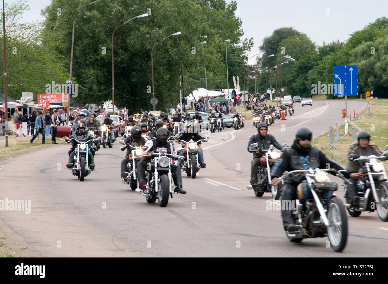 Harley davidson motorbike hell angels Banque de photographies et d ...